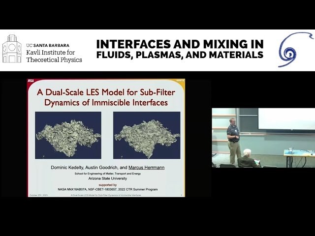 Free Video: A Dual-Scale LES Model for Sub-Filter Dynamics of Immiscible Interfaces - Marcus ...