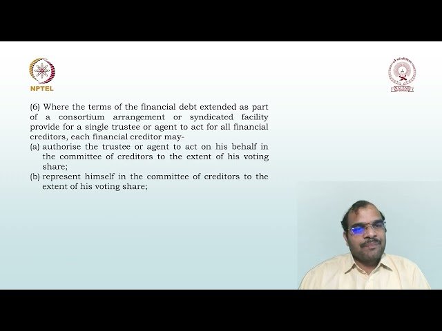 Free Video: Committee of Creditors - Related Party Financial Creditor ...