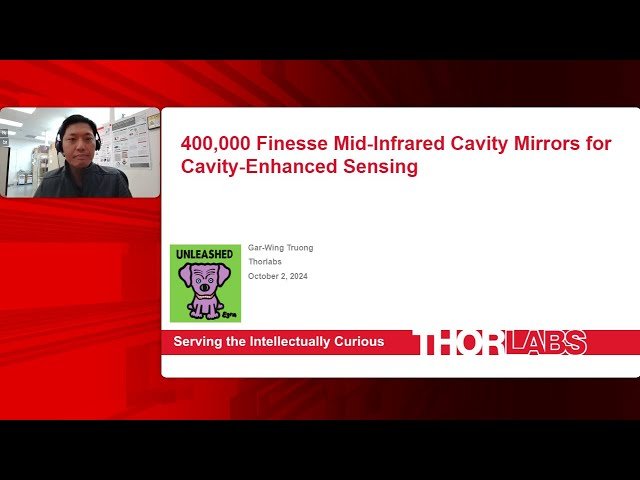 Free Video: 400,000 Finesse Mid-Infrared Cavity Mirrors for Cavity ...