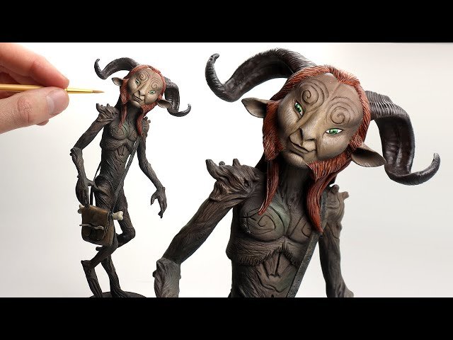 Free Video: Making the Faun from Pan's Labyrinth - Polymer Clay ...
