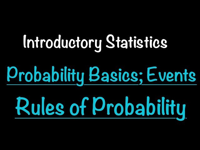 Free Video: Probability Basics, Events, and Rules of Probability - Sections 4.1-4.3 from Math ...