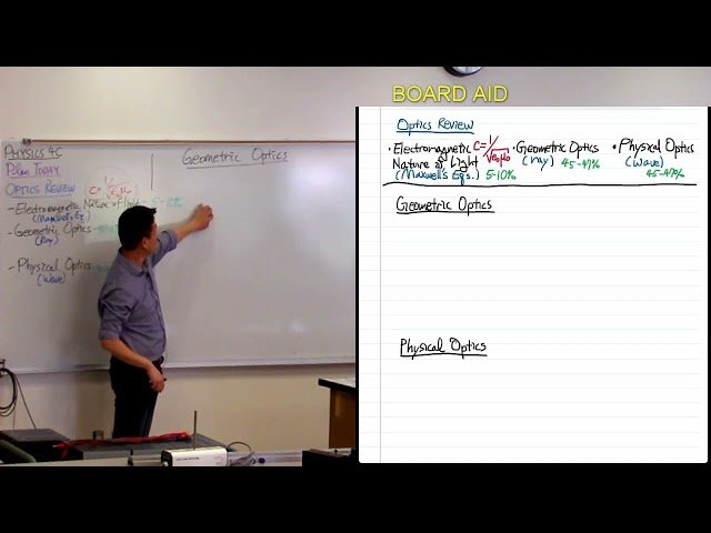 Free Video: Geometric and Physical Optics with Problem Solving - Lecture 9 from CoA Physics ...