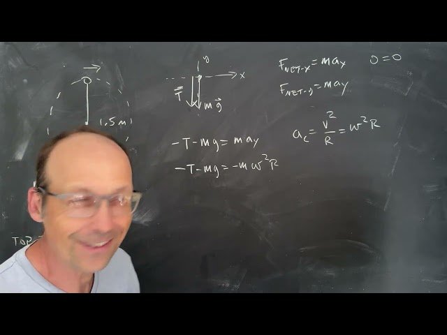 Free Video: Physics Problem - Tension for Vertical Circular Ball from Dot Physics | Class Central