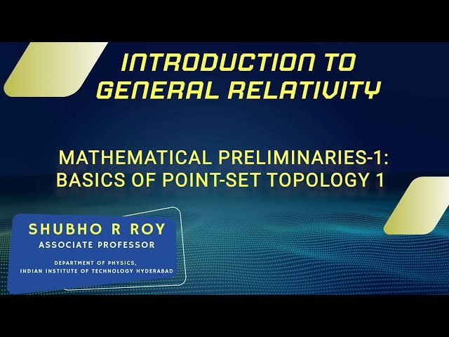 Free Video: Mathematical Preliminaries - Basics of Point-Set Topology 1 ...