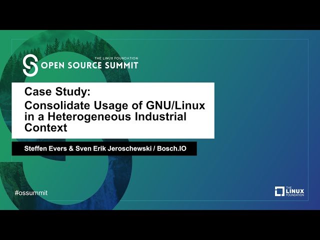 Free Video: Consolidating GNU/Linux Usage in Heterogeneous Industrial Contexts - Case Study from ...