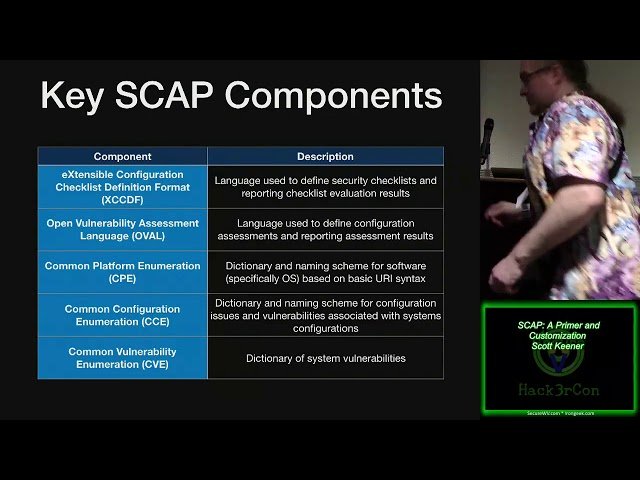 Conference Talks Talk: SCAP - A Primer and Customization from YouTube ...