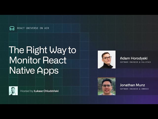 Free Video: Observability and OpenTelemetry in React Native from Callstack Engineers | Class Central