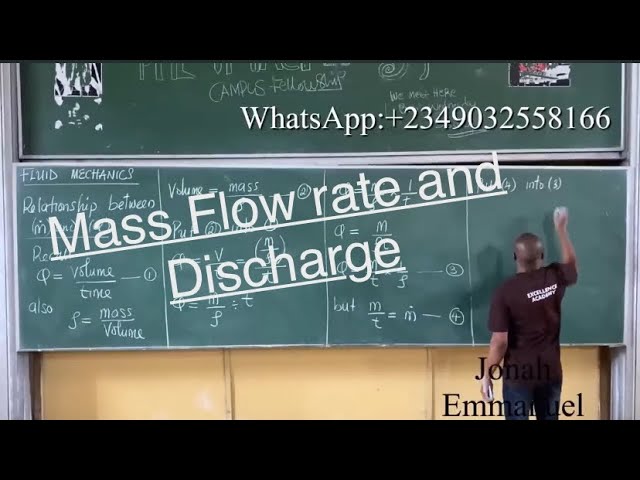 Free Video: Flow Rate and Discharge in Fluid Mechanics - Definition ...