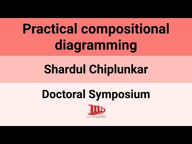Free Video: Practical Compositional Diagramming from ACM SIGPLAN | Class Central