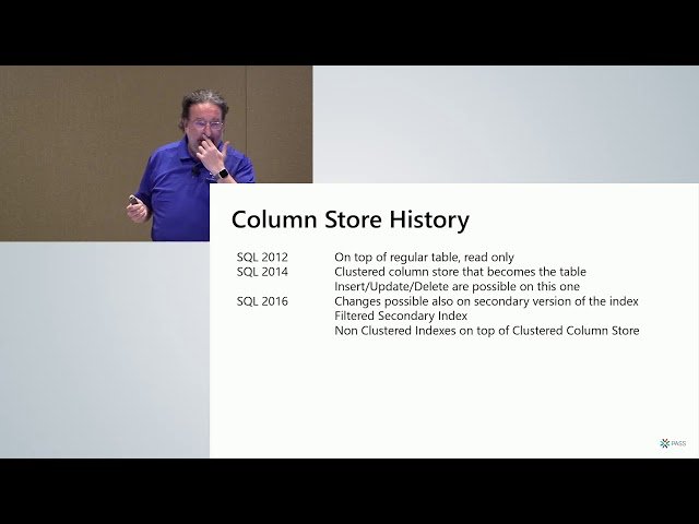 PASS Data Community Summit Talk: Scaling Clustered Column Store Indexes ...