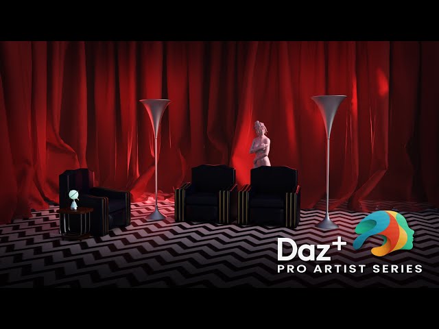 Free Video: Building a Twin Peaks Red Room Vignette for Daz Studio from ...