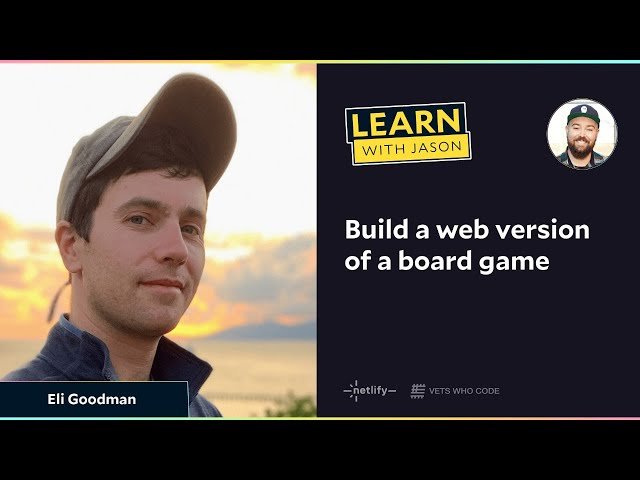 Free Video: Building a Web Version of a Board Game - Learn with Jason from Learn With Jason ...