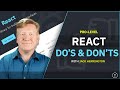 Free Video: Pro-Level React Do's and Don'ts from Traversy Media | Class Central