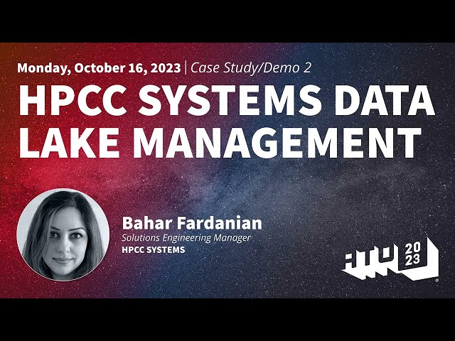 Free Video: HPCC Systems Data Lake Management from All Things Open | Class Central
