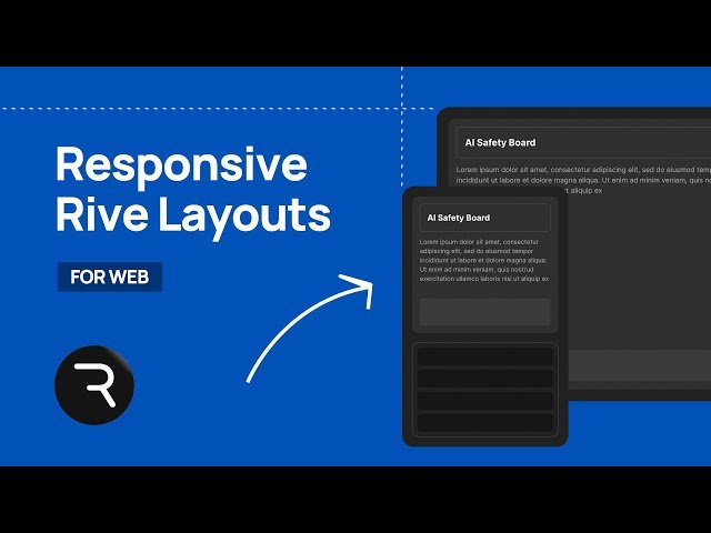 Free Video: Creating Responsive Rive Layouts for Web Development from DesignCourse | Class Central