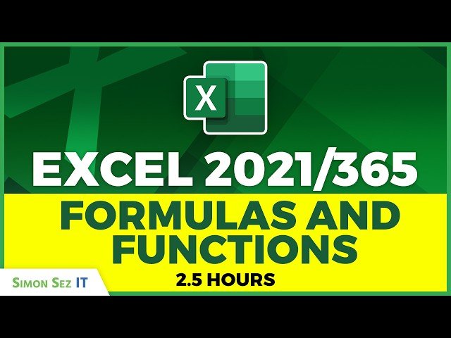 Free Video: Excel Formulas and Functions Course - Beginners to Advanced ...