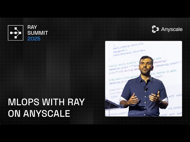 Free Video: MLOps with Ray on Anyscale from Anyscale | Class Central