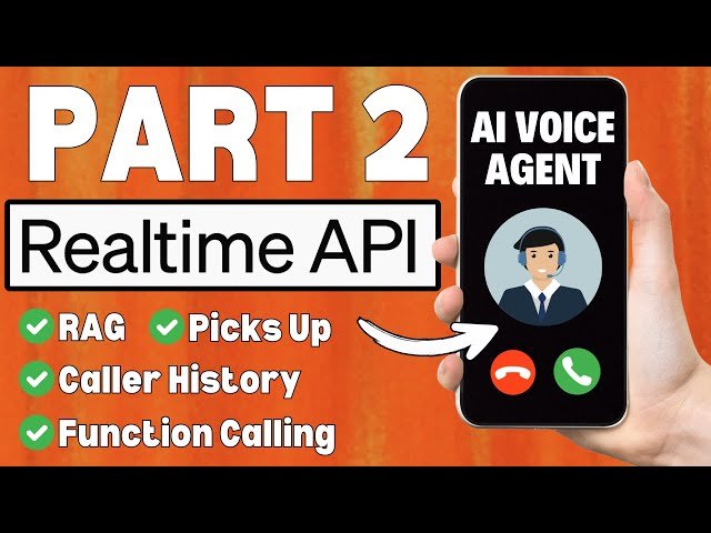 Free Video: How to Build an AI Voice Agent using OpenAI Realtime API - RAG and Function Calling ...