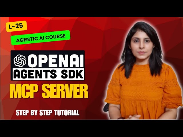 Free Video: How to Use MCP with OpenAI Agents SDK - L-25 from Code With Aarohi | Class Central