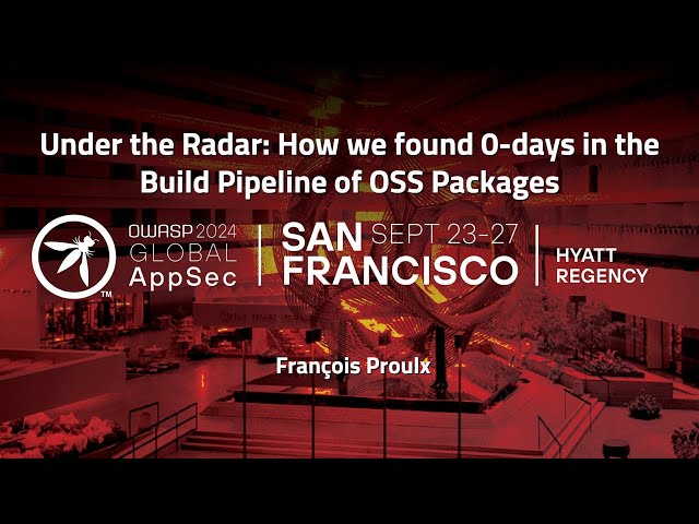 Free Video: Under the Radar: How We Found 0-days in the Build Pipeline ...