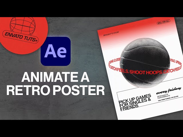 Free Video: Design in After Effects - Animate a Retro Poster from ...