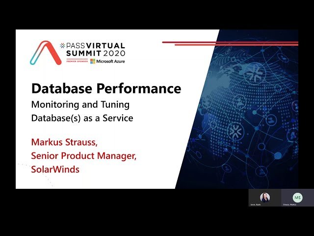PASS Data Community Summit Talk: Monitoring and Tuning Your Database as a Service Performance ...