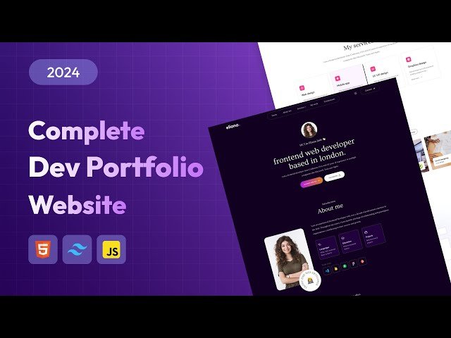 Free Video: How to Make Portfolio Website Using HTML and CSS - Responsive Portfolio Website Step ...
