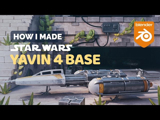Free Video: Star Wars Yavin Base in Blender - 3D Modeling Process from ...