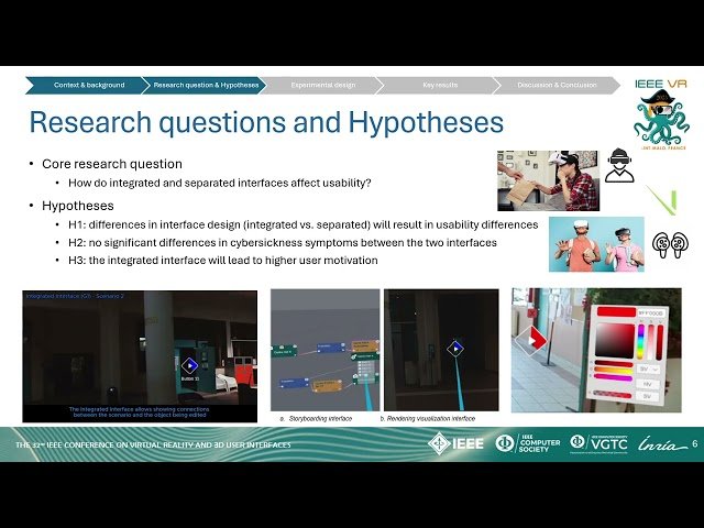 Free Video: Usability Evaluation of Integrated and Separated Interfaces in an Immersive ...