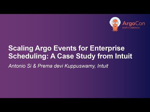 Free Video: Scaling Argo Events for Enterprise Scheduling - A Case ...