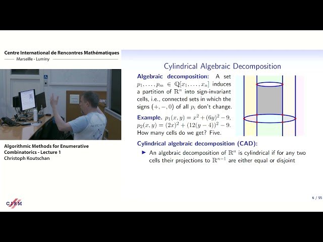 Free Video Algorithmic Methods For Enumerative Combinatorics Lecture 1 From Centre