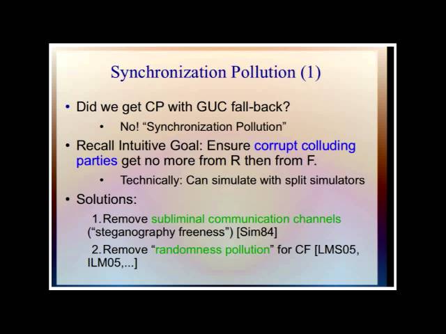 Conference Talks Talk: Collusion-Preserving Computation from TheIACR | Class Central