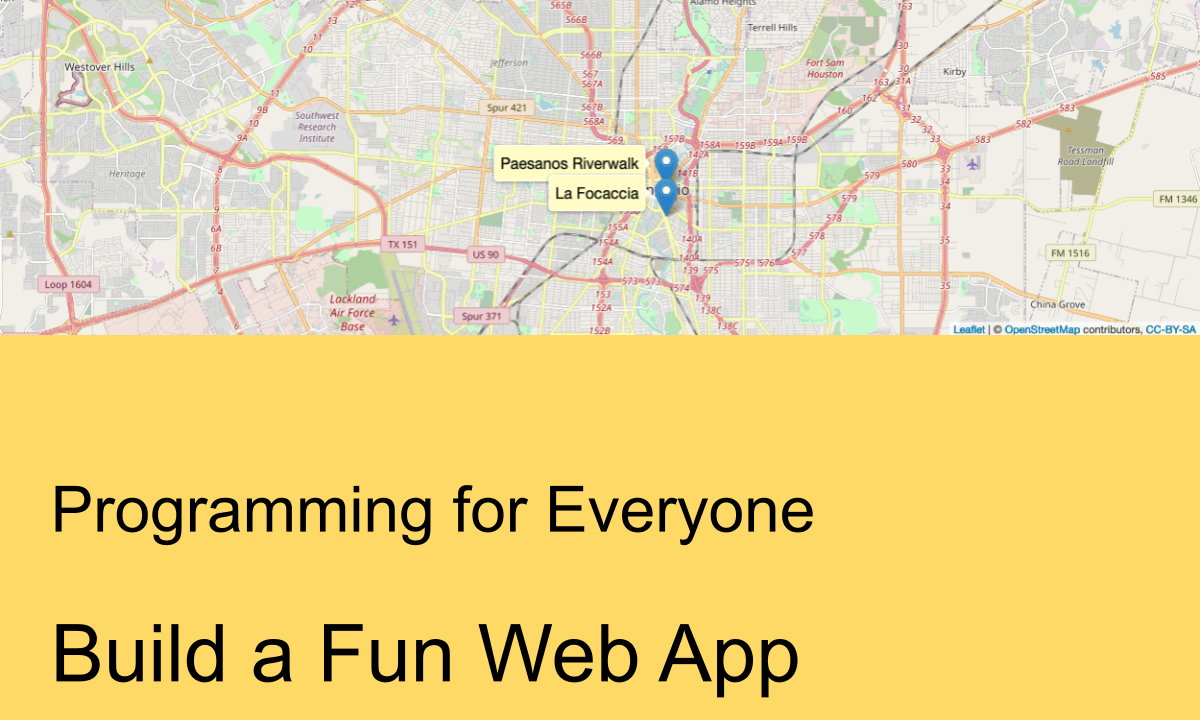 Online Course: Programming for Everyone : Building a Fun Web App from ...