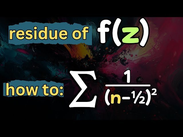Free Video: Important Concepts in Complex Function Theory from Michael Penn | Class Central