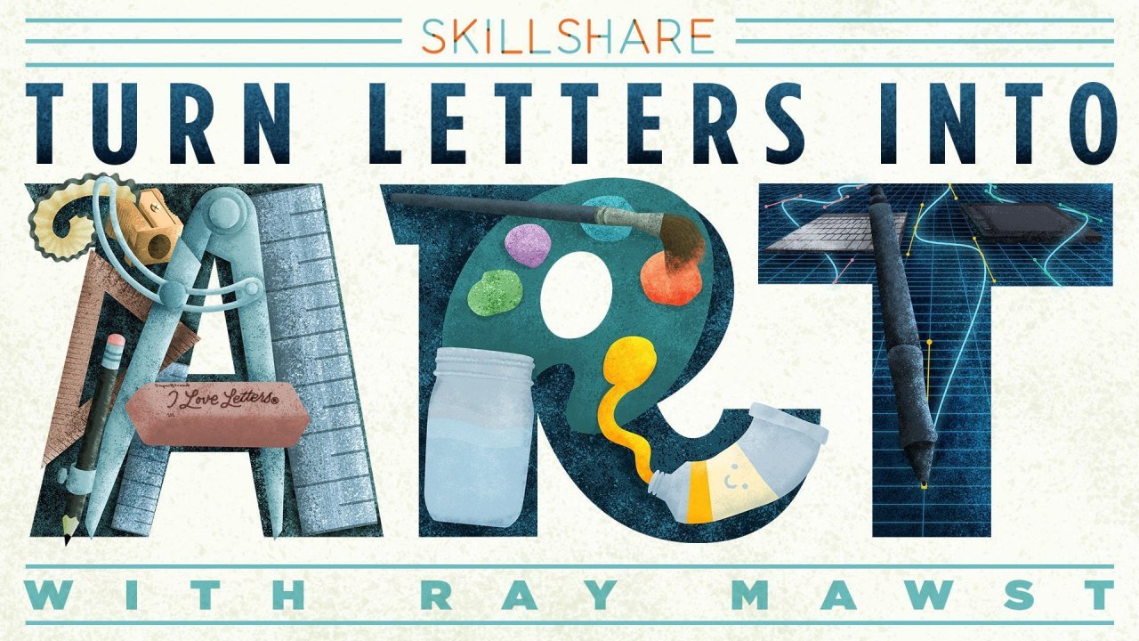 Online Course: Illustrative Lettering - Turning Letters into Art from ...