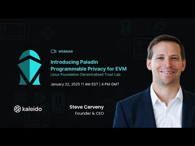 Free Video: Introducing Paladin - Programmable Privacy for EVM from ...
