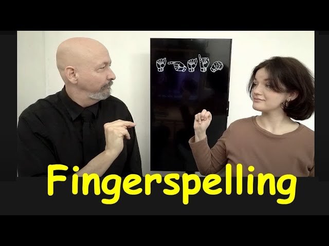 Free Video: ASL Fingerspelling Practice and Vocabulary Review - Lessons ...