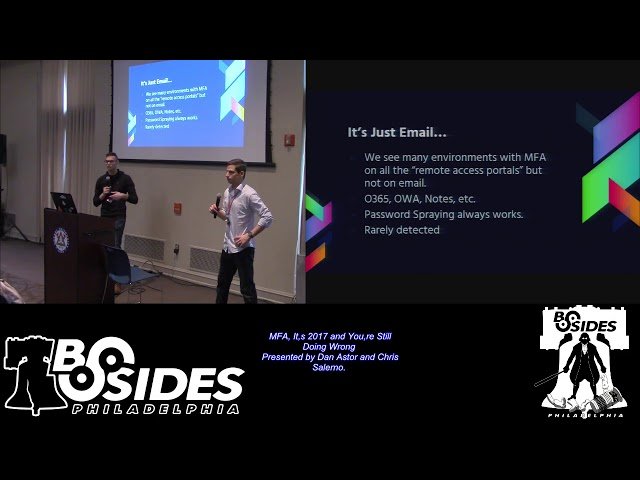 Conference Talks Talk: MFA - It's 2017 and You're Still Doing It Wrong from YouTube | Class Central