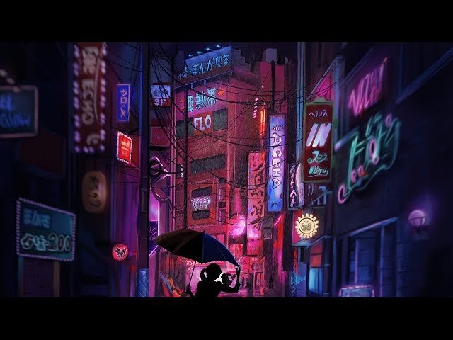 Free Course: Japanese City at Night Drawing - Procreate Time Lapse ...