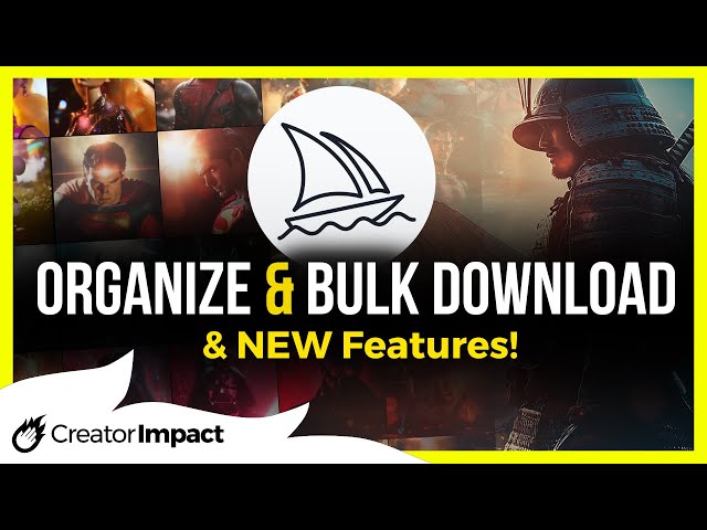 Free Video: How to Use Midjourney's New Folder System, Bulk Downloads, and Image Organization ...