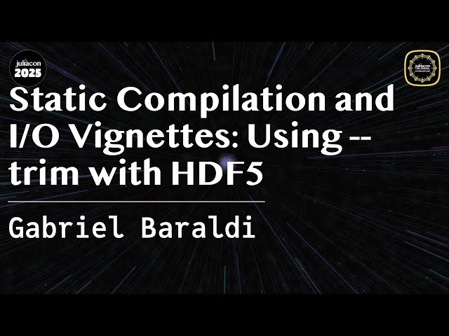 Free Video: Static Compilation and I/O Vignettes - Using --trim with ...