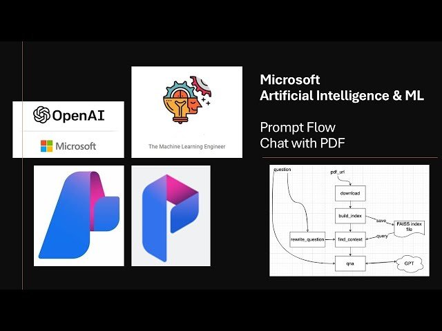 Free Video: Building PDF Chat Applications with Microsoft PromptFlow from The Machine Learning ...