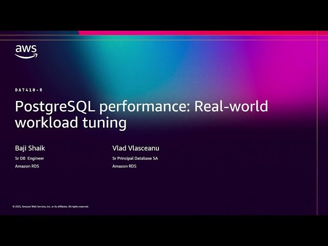 Free Video: PostgreSQL Performance - Real-World Workload Tuning from ...