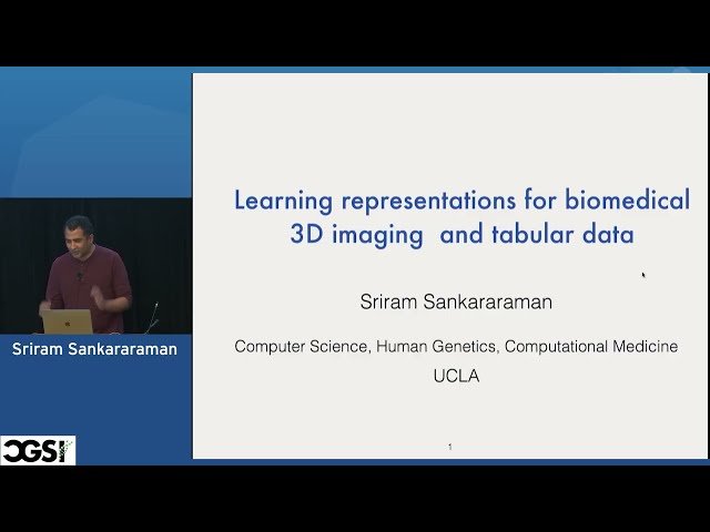 Free Video: Learning Representations for Biomedical 3D Imaging and Tabular Data from ...