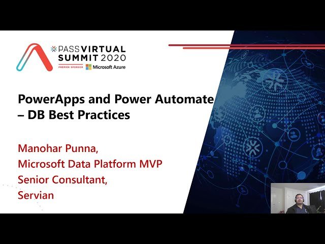 Pass Data Community Summit Talk Powerapps And Power Automate Db Best Practices From Pass Data