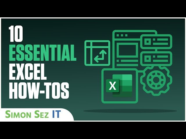 Free Video: 10 Essential Excel Techniques for Dynamic Charts and Pivot Tables from Simon Sez IT ...