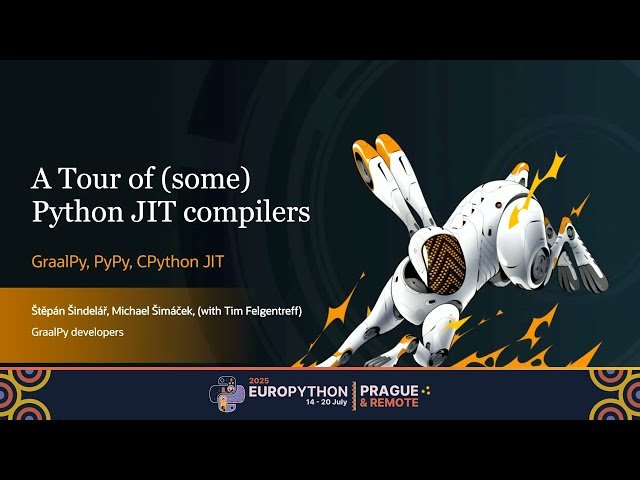 Free Video: A Tour of Python JIT Compilers from EuroPython Conference | Class Central