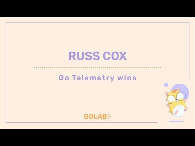 Free Video: Go Telemetry Wins - Understanding Performance Monitoring in Go from GoLab conference ...