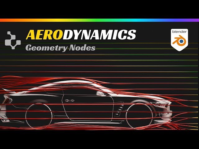 Free Video: Blender - Aerodynamic Simulation v2 with Geometry Nodes ...