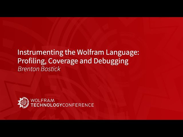 Free Video: Instrumenting the Wolfram Language - Profiling, Coverage and Debugging from Wolfram ...